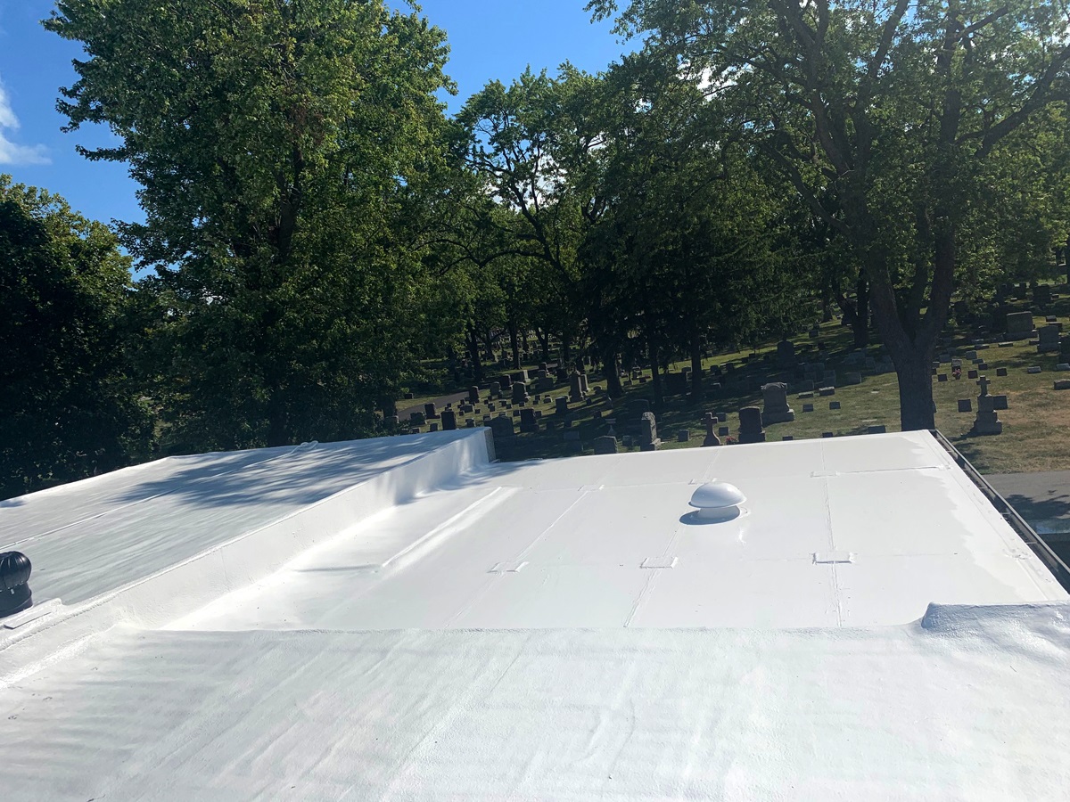 Riverdale Cemetery - Mausoleum Roofing - Portfolio Details